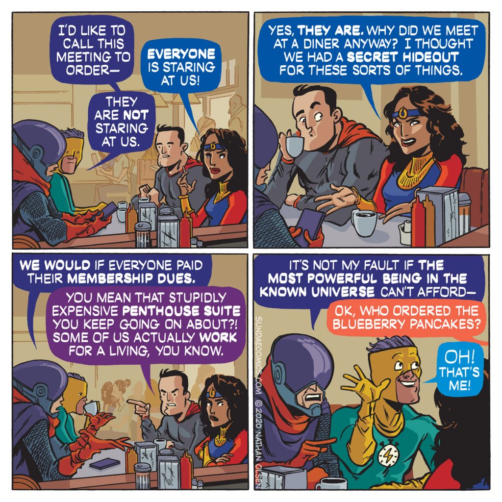 The Team Meeting | Sundae Comics